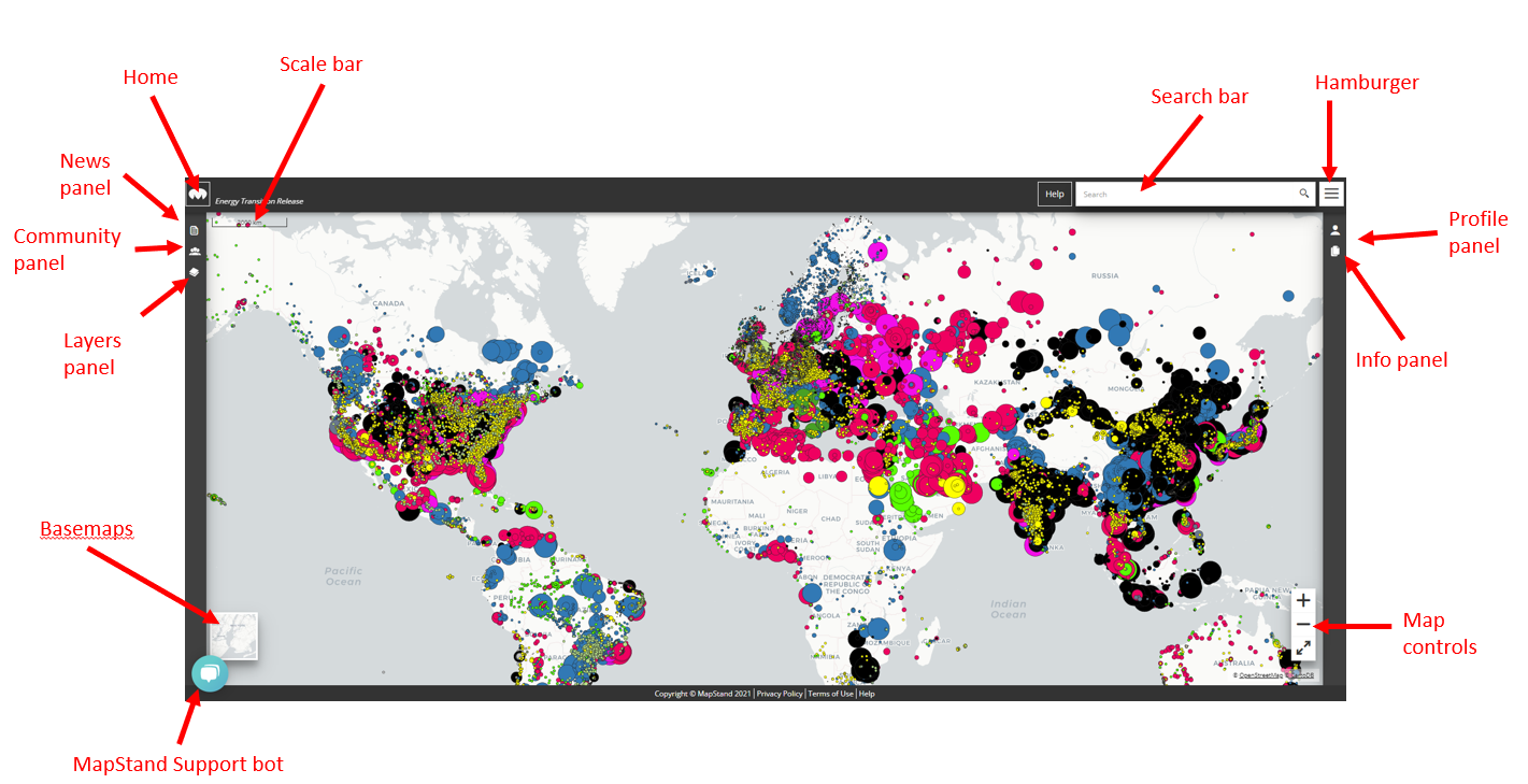 MapStand Platform - Interface Guide